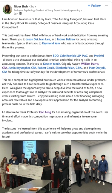 Accounting Case Competition | College of Business